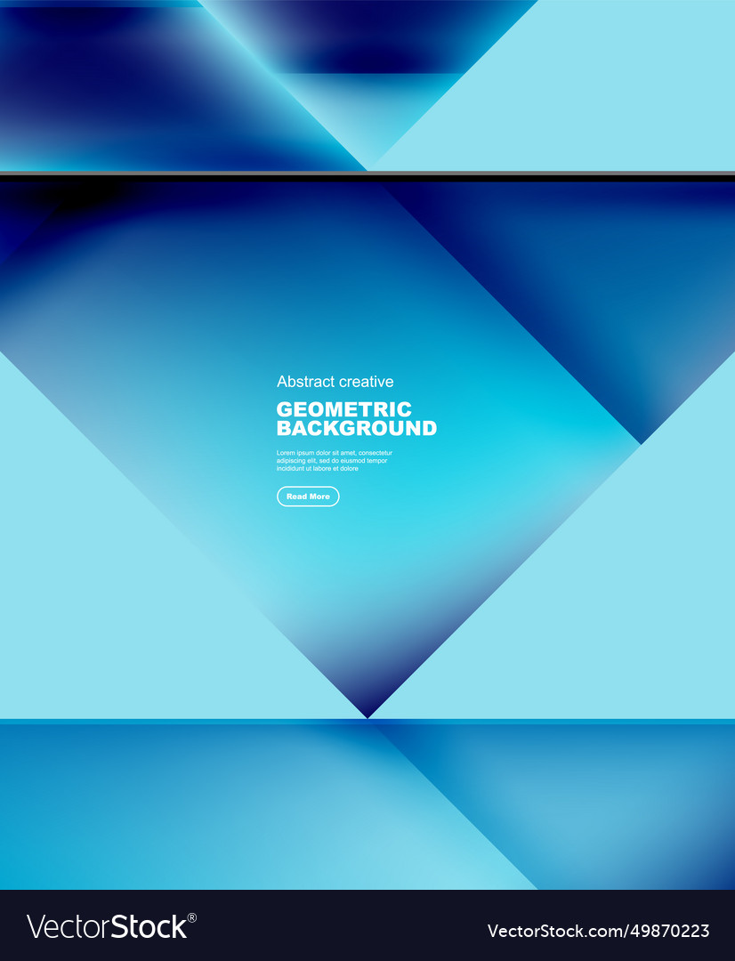 Gradient triangles abstract background Royalty Free Vector