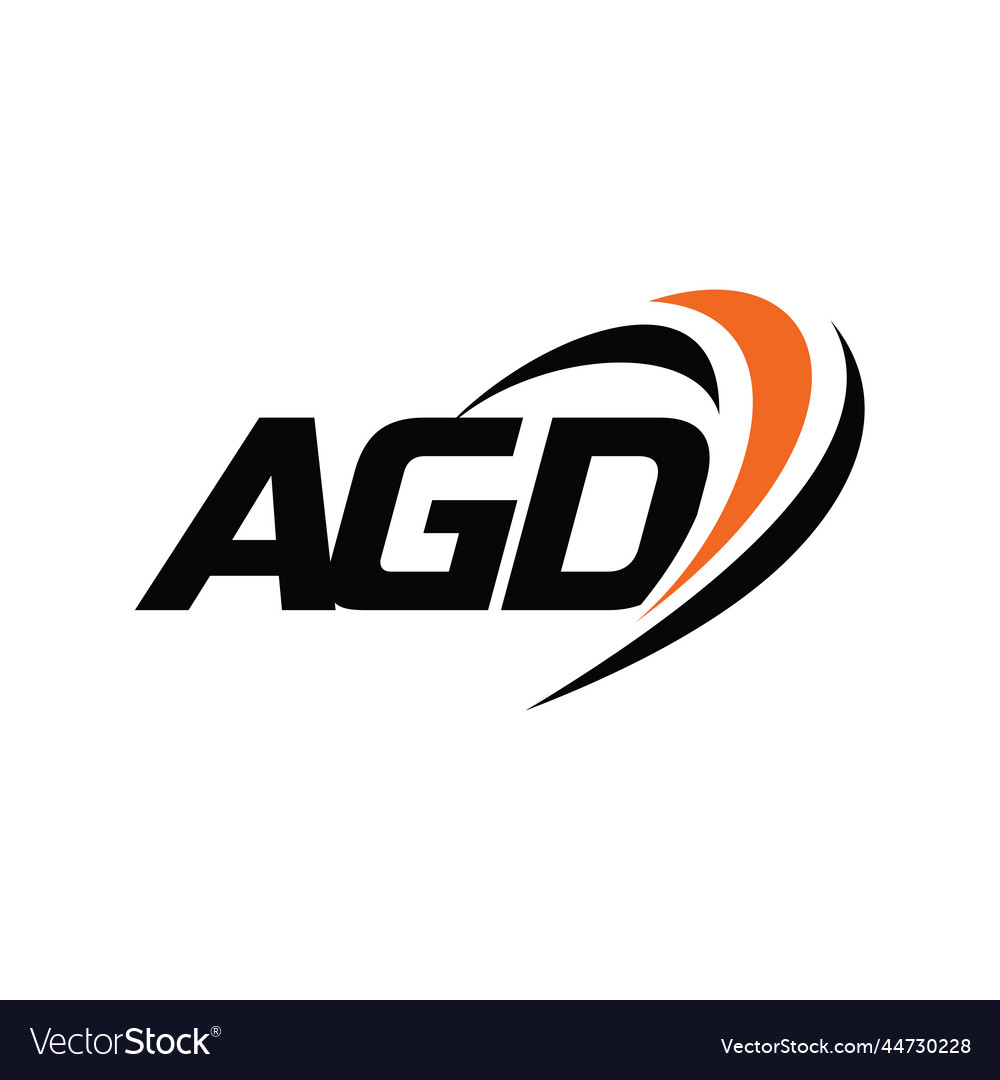 Agd monogram logo Royalty Free Vector Image - VectorStock