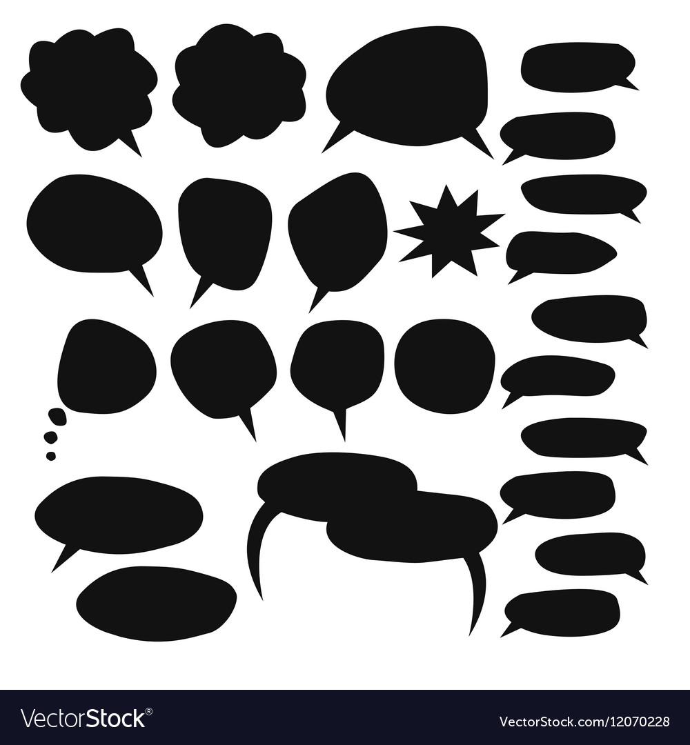 Bubble set 5 Royalty Free Vector Image - VectorStock