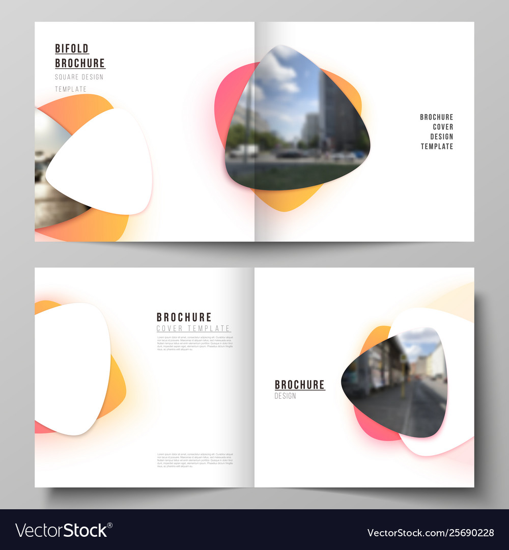 Layout two covers Royalty Free Vector Image - VectorStock