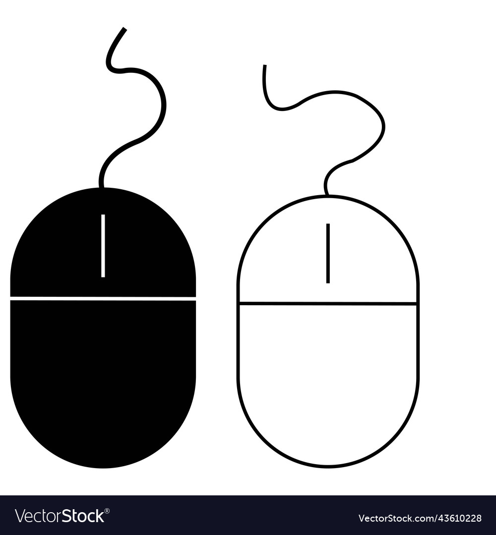 Mouse logo Royalty Free Vector Image - VectorStock