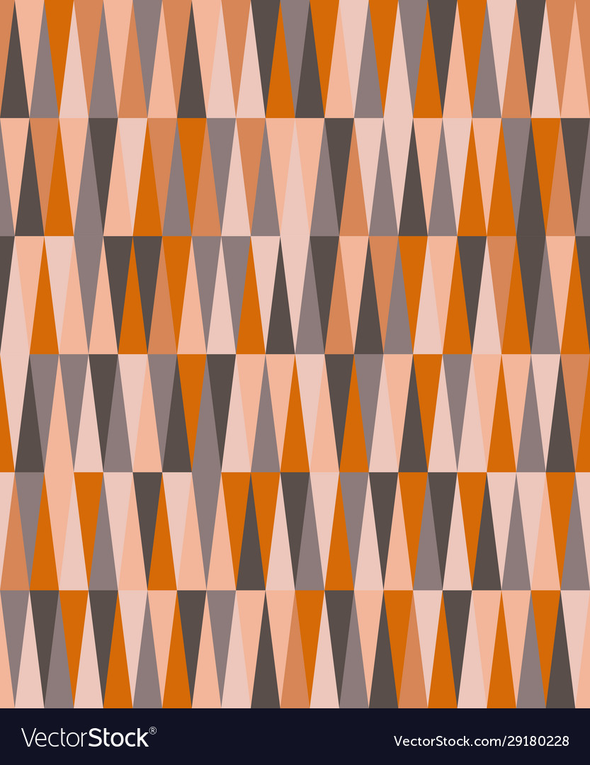 Seamless geometric pattern long triangles Vector Image