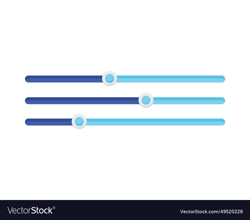 Ui ux element virtual interface Royalty Free Vector Image