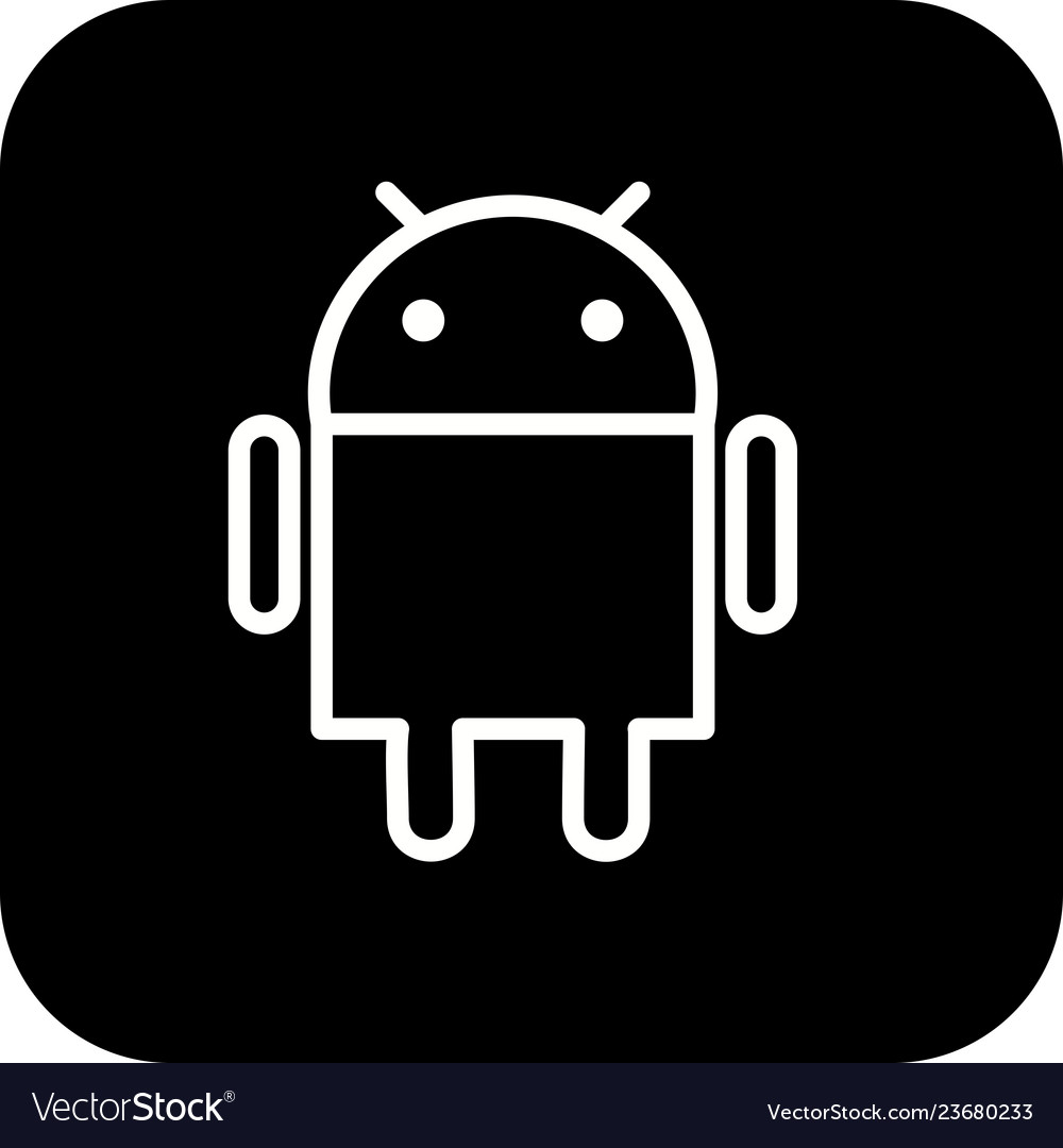 Android icon Royalty Free Vector Image - VectorStock