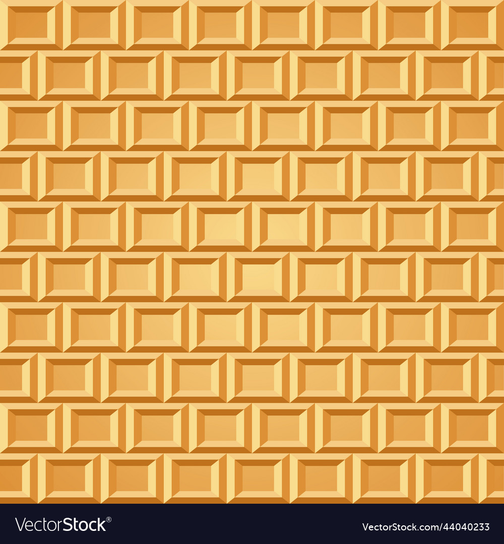 Baked Wafer Seamless Pattern Royalty Free Vector Image