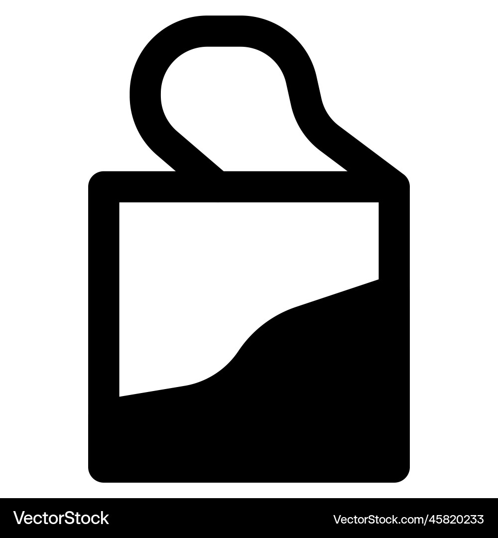 Caramel milk canister with open lid Royalty Free Vector