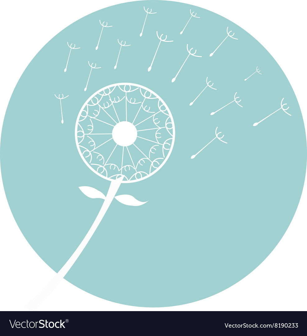 Dandelion Royalty Free Vector Image - VectorStock