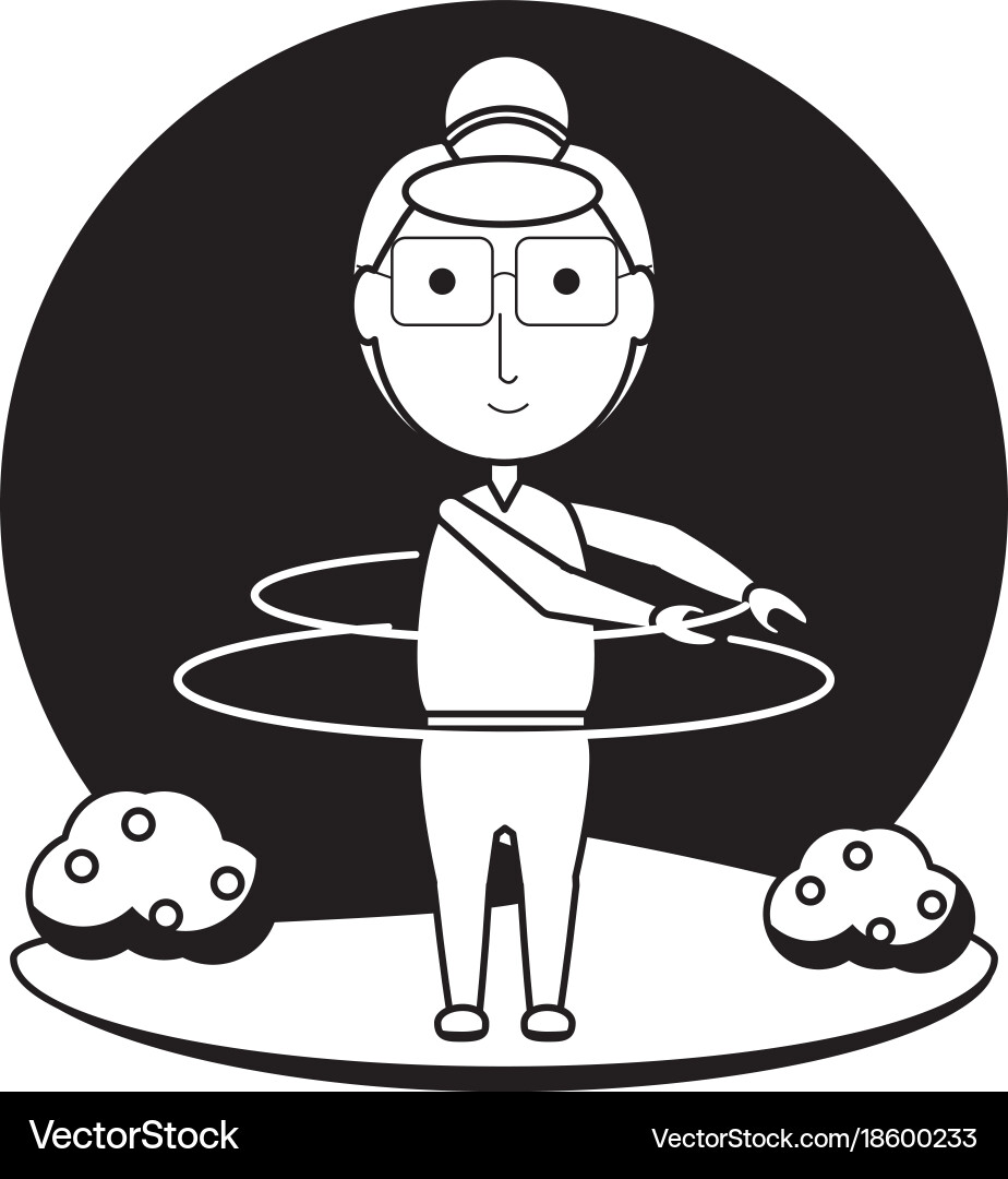 Elderly woman icon Royalty Free Vector Image - VectorStock