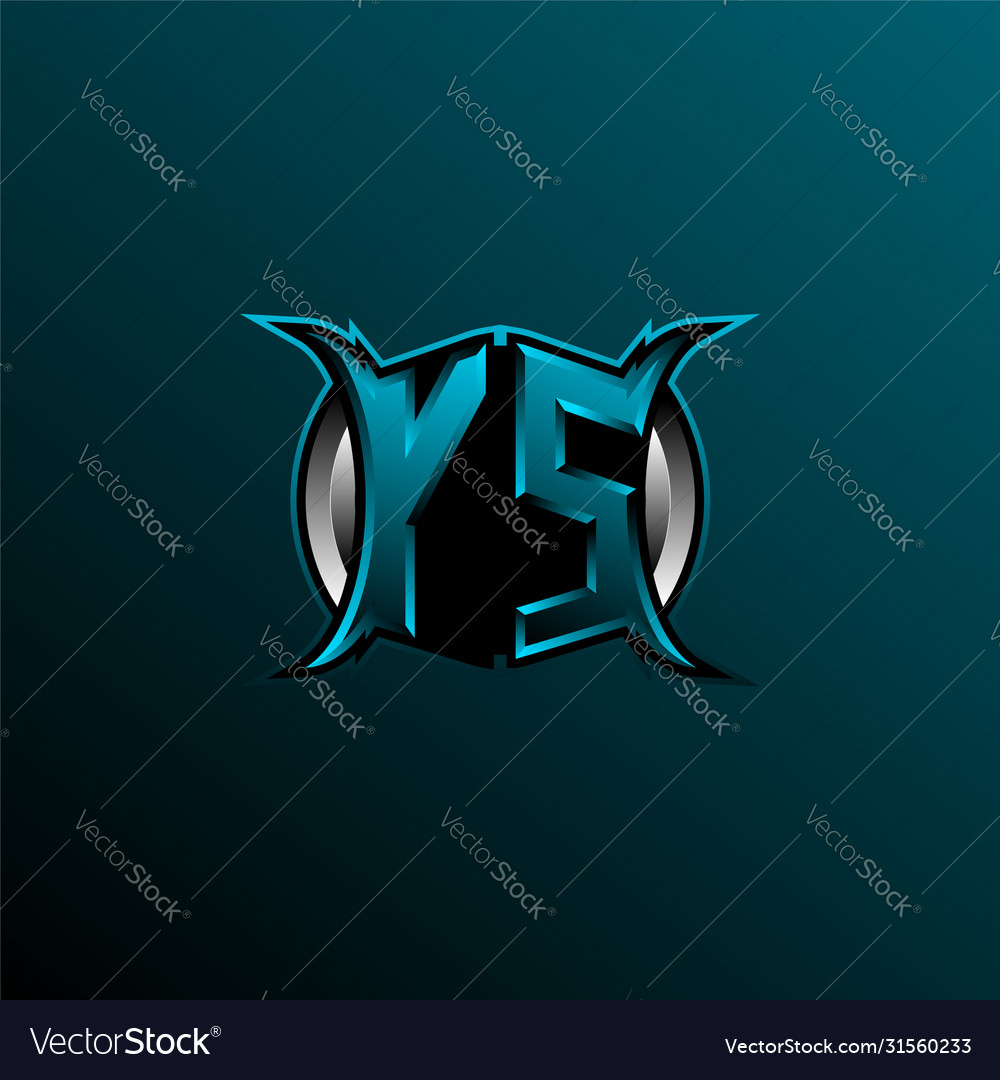 Initial ys logo design Royalty Free Vector Image