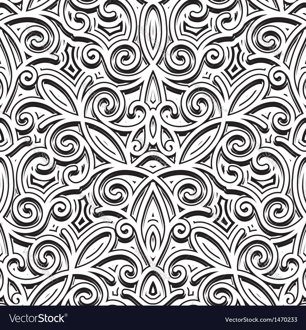 Vintage pattern Royalty Free Vector Image - VectorStock