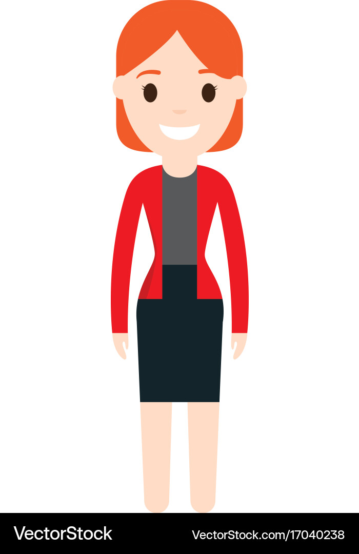 Cartoon woman icon Royalty Free Vector Image - VectorStock