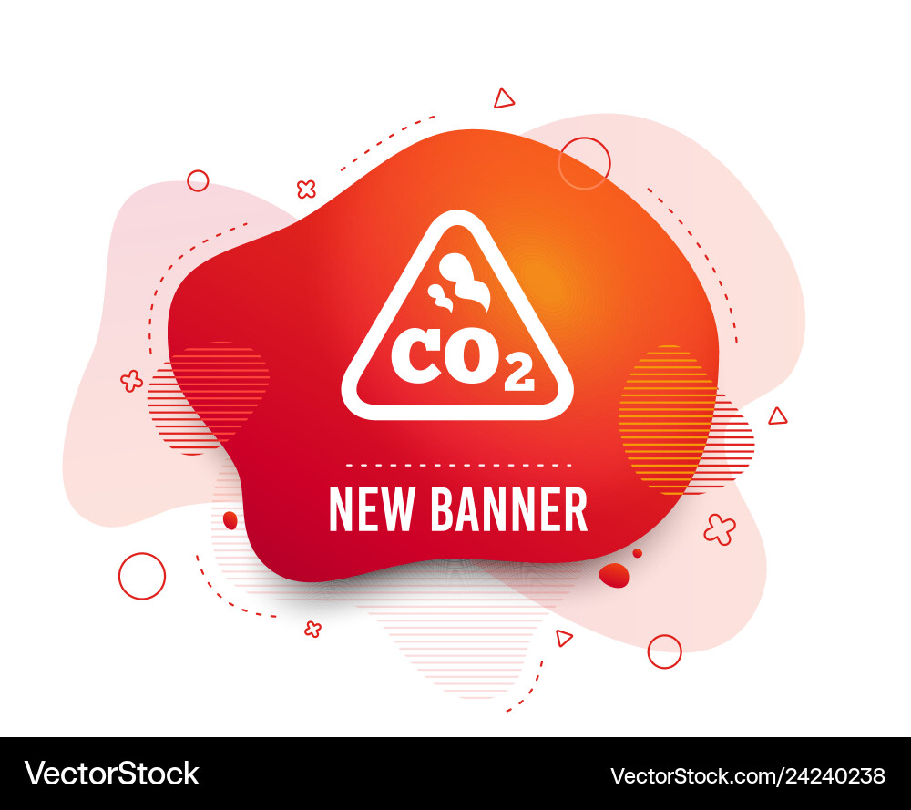 Co2 carbon dioxide formula sign icon chemistry Vector Image