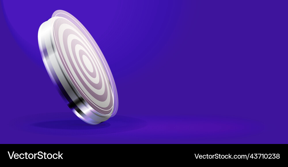 Target banner for business strategy and planning Vector Image