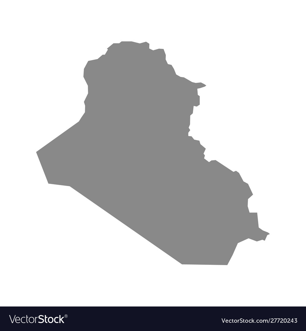 Map iraq Royalty Free Vector Image - VectorStock