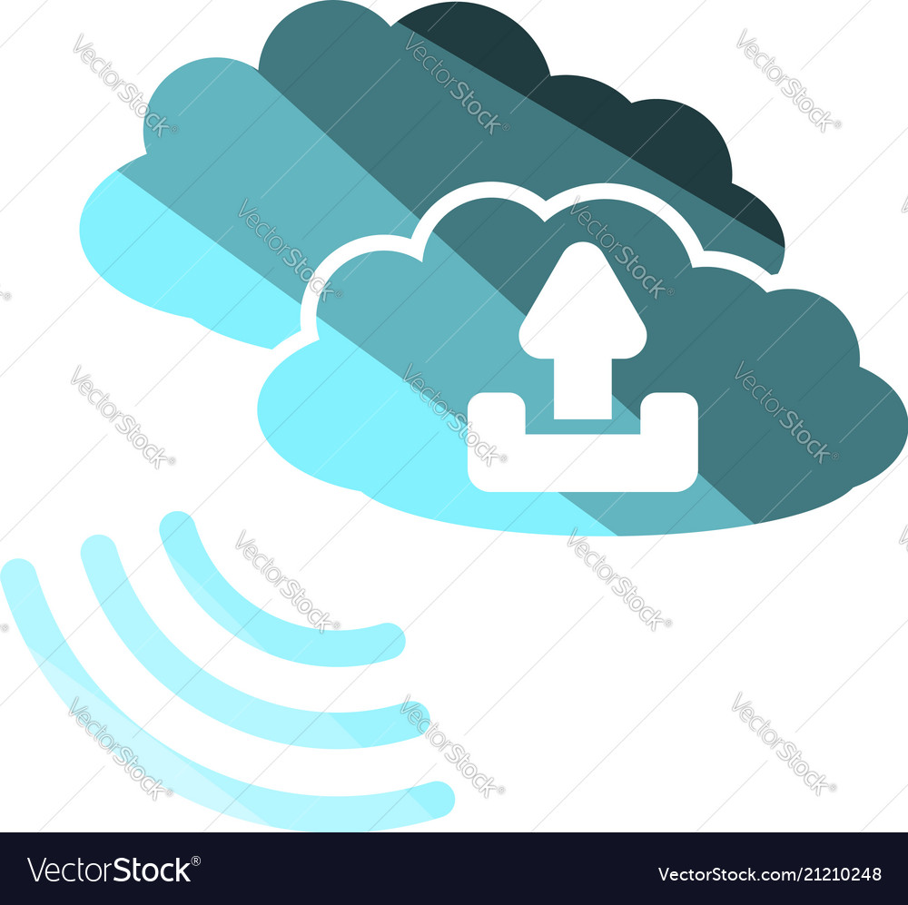 Cloud connection icon Royalty Free Vector Image