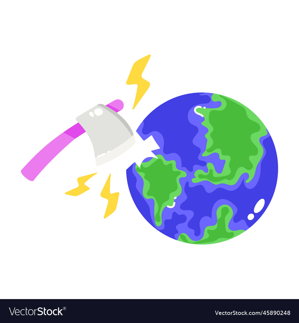 Deforestation Royalty Free Vector Image - VectorStock