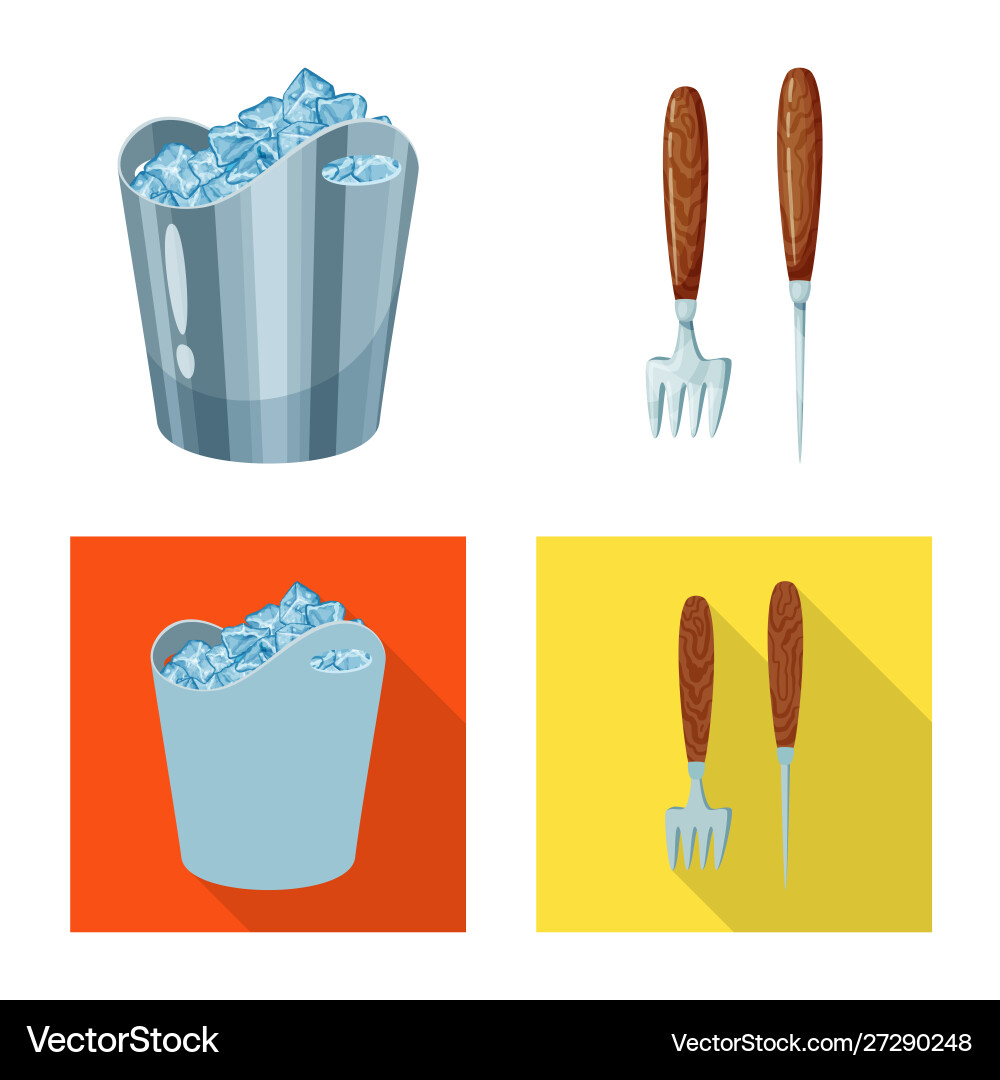 Design texture and frozen symbol set Royalty Free Vector