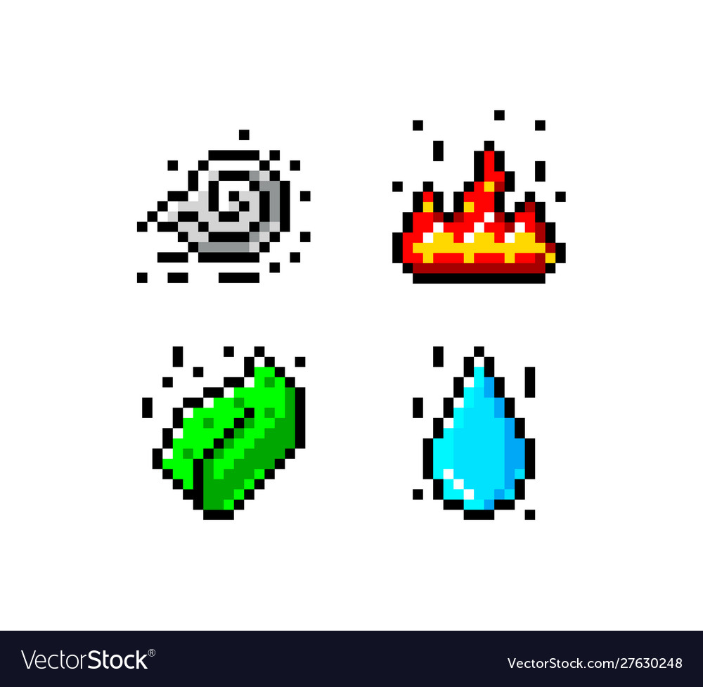 Pixel object art Royalty Free Vector Image - VectorStock Pixel object art Royalty Free Vector Image - VectorStock