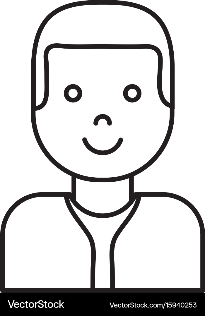 Cartoon man icon Royalty Free Vector Image - VectorStock