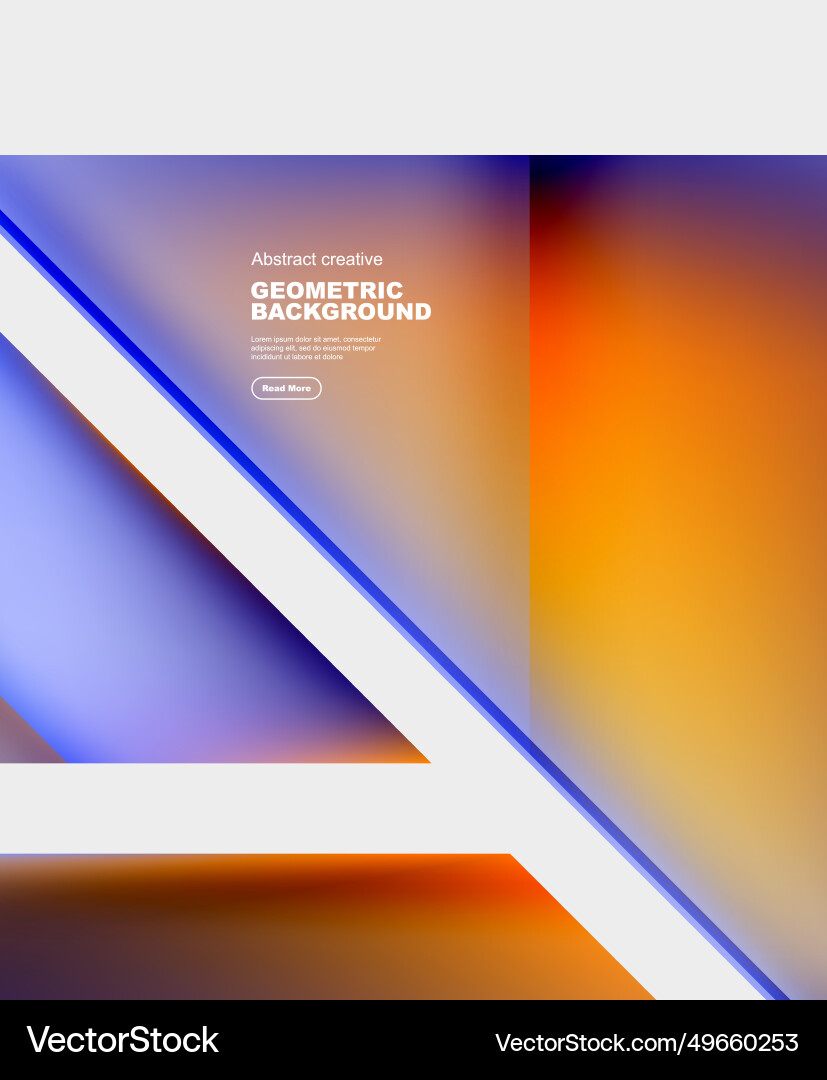 Gradient triangles abstract background Royalty Free Vector