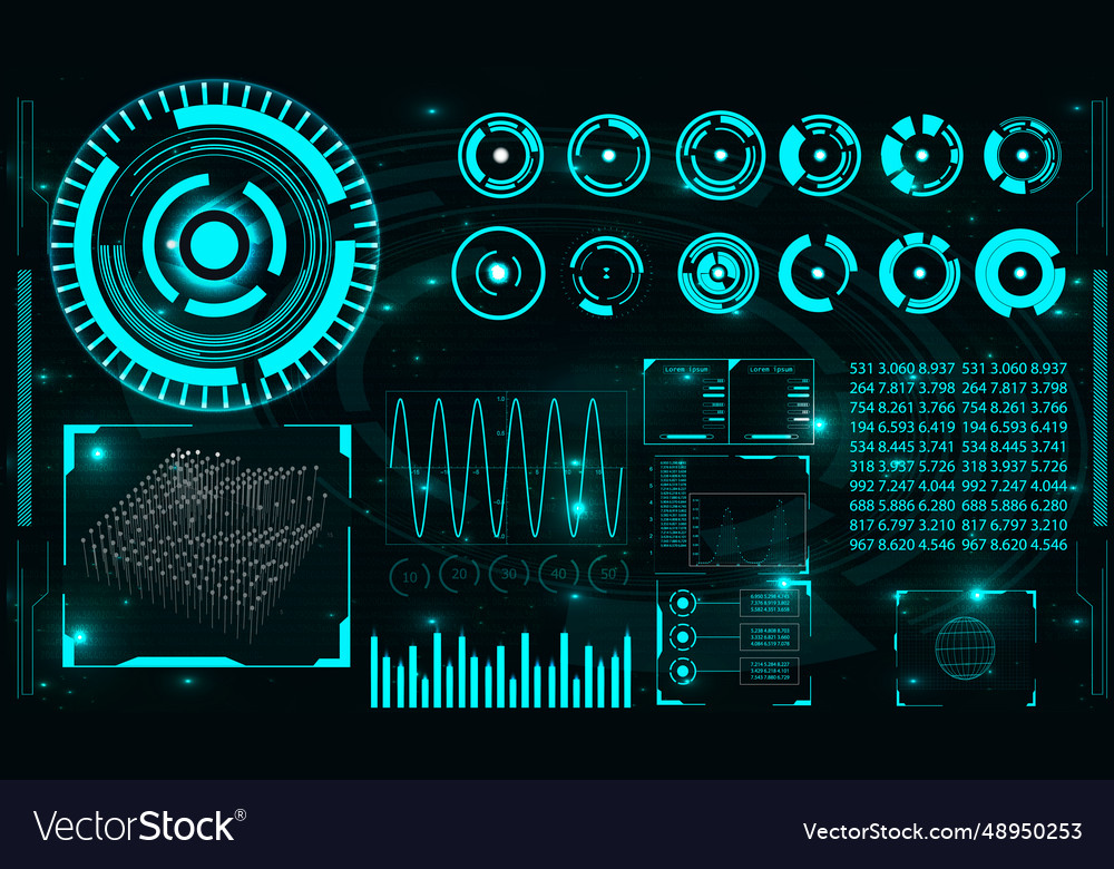 Interactive radar interface user control meets Vector Image
