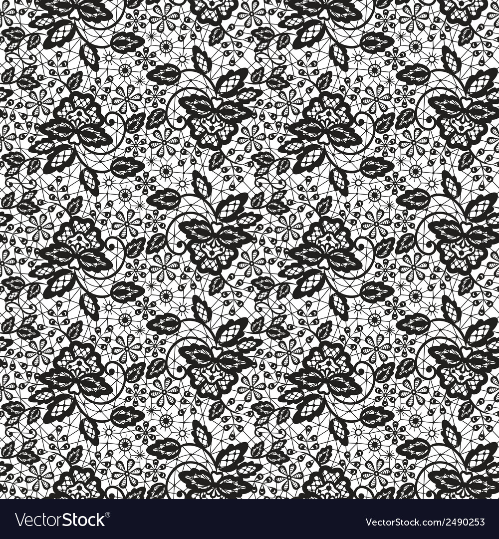 Lace pattern Royalty Free Vector Image - VectorStock