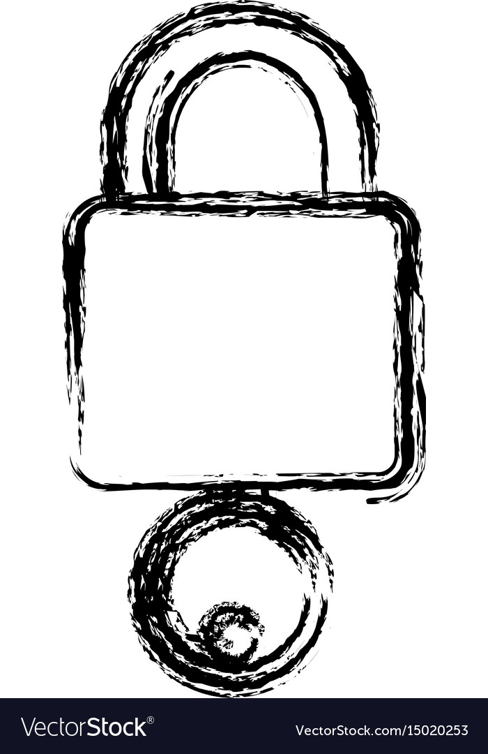 Security padlock icon Royalty Free Vector Image