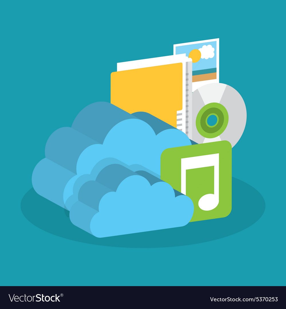 Storage concept Royalty Free Vector Image - VectorStock