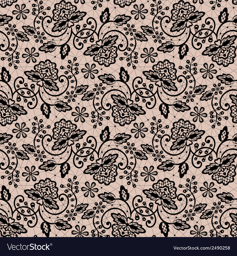 Lace pattern Royalty Free Vector Image - VectorStock