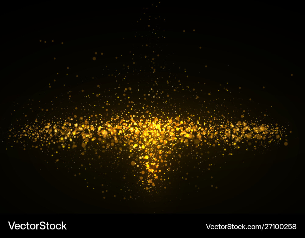 Sparkling dust particles Royalty Free Vector Image