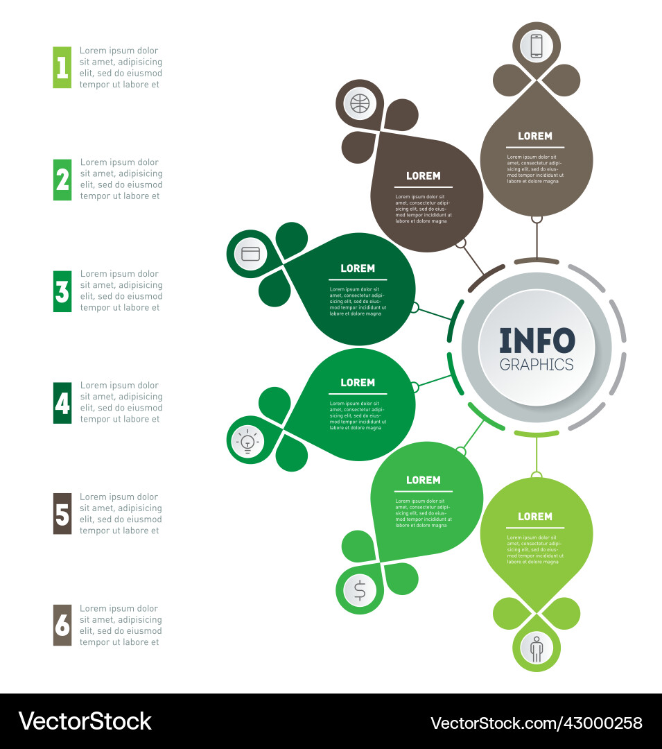 Tree of development and growth the green Vector Image