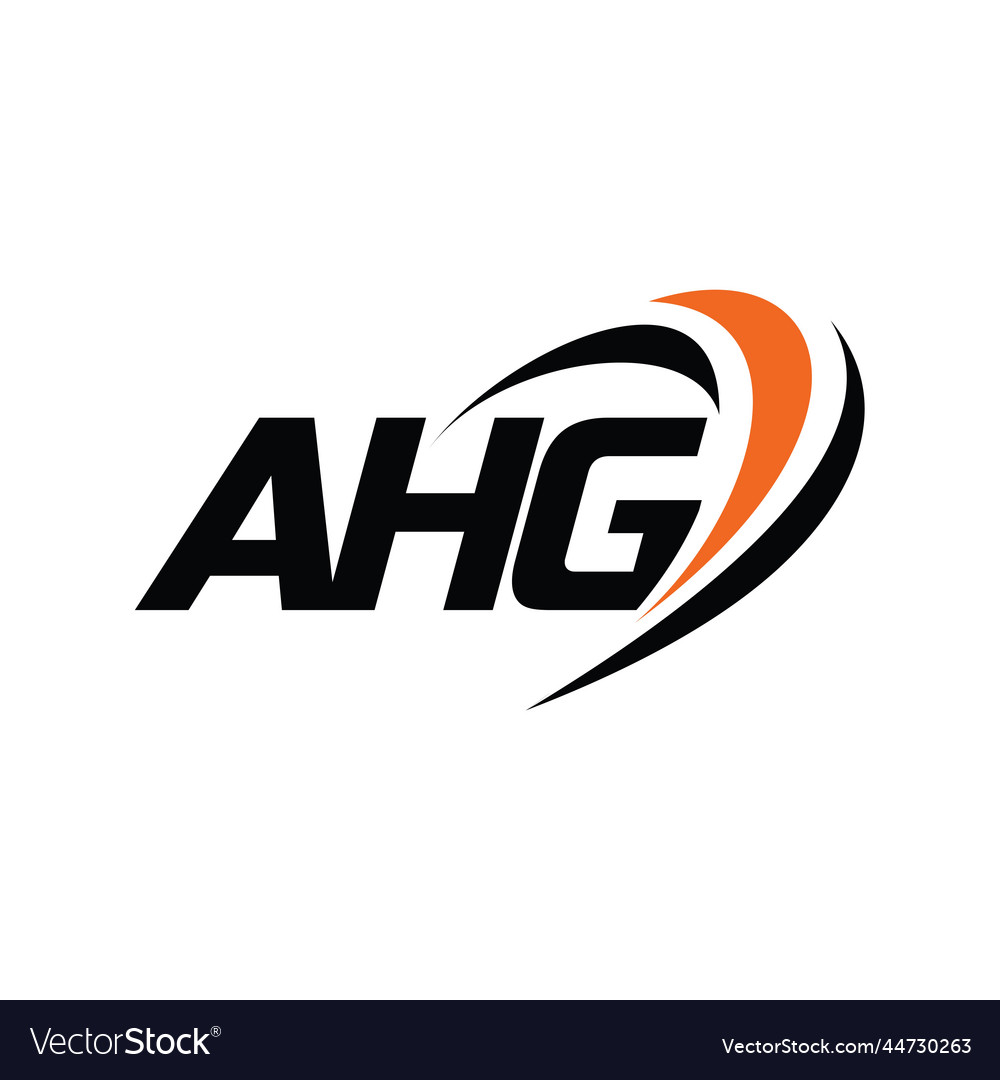 Ahg monogram logo Royalty Free Vector Image - VectorStock