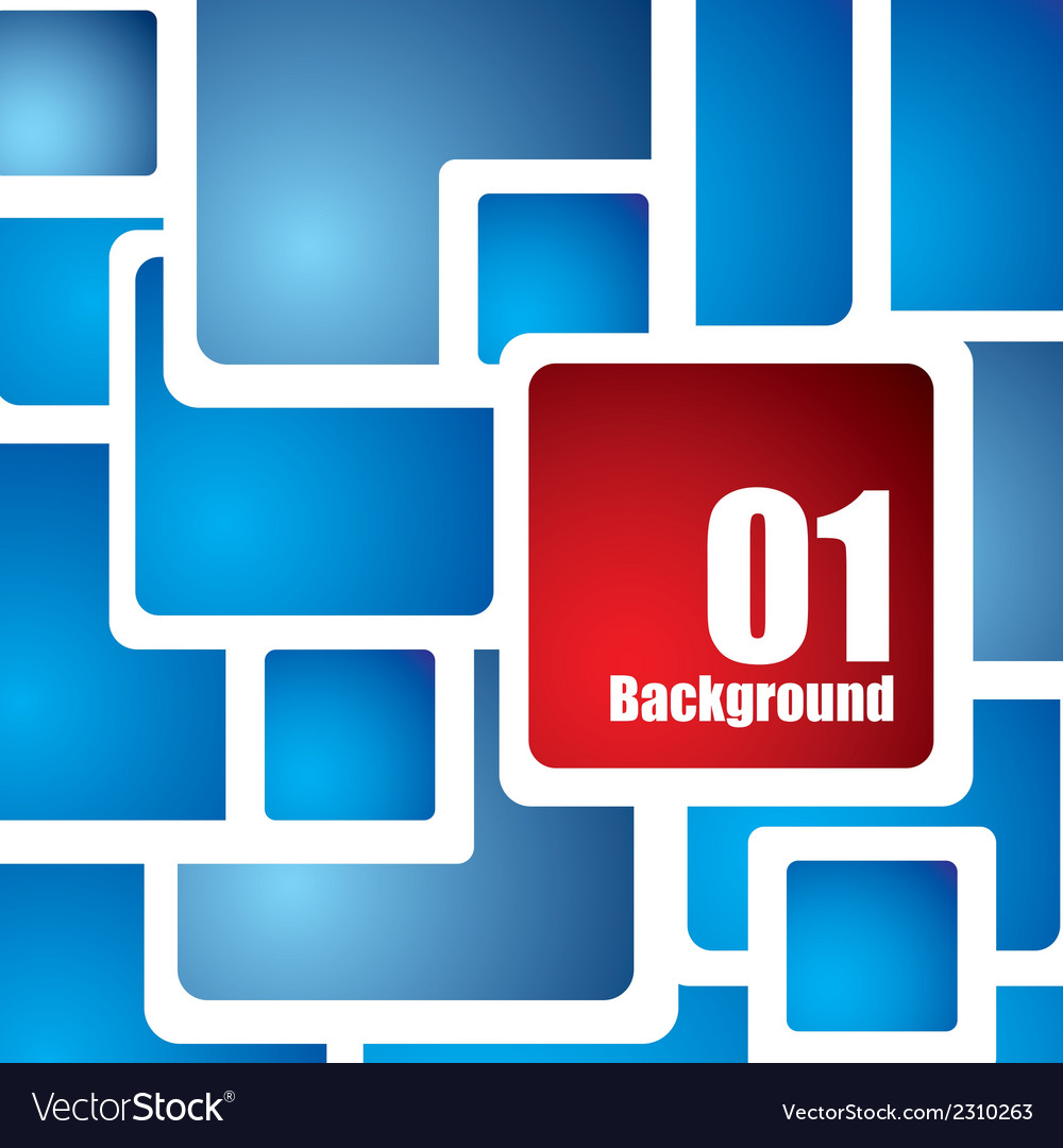 Numbered box Royalty Free Vector Image - VectorStock