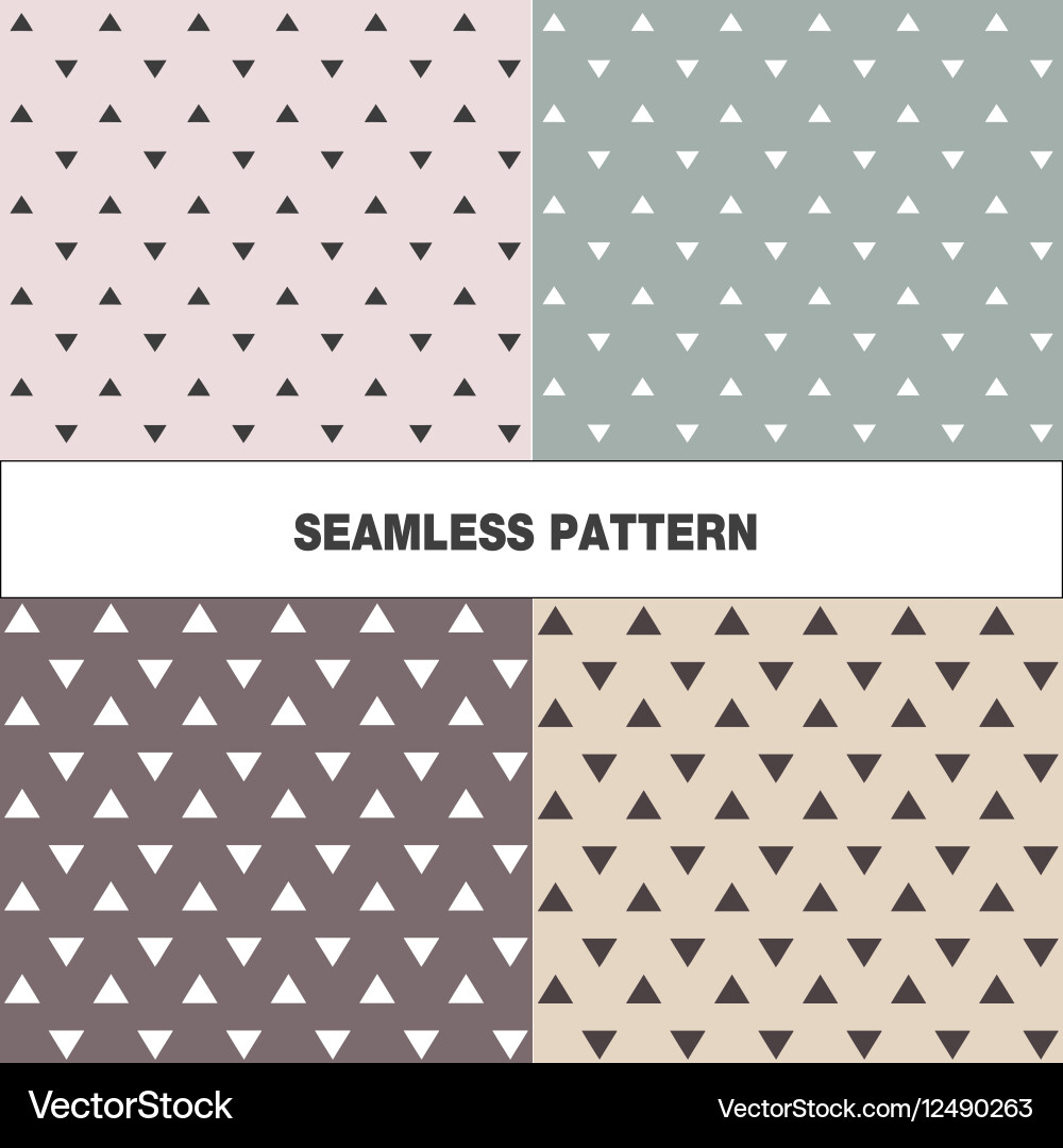 Seamless pattern with triangles Royalty Free Vector Image