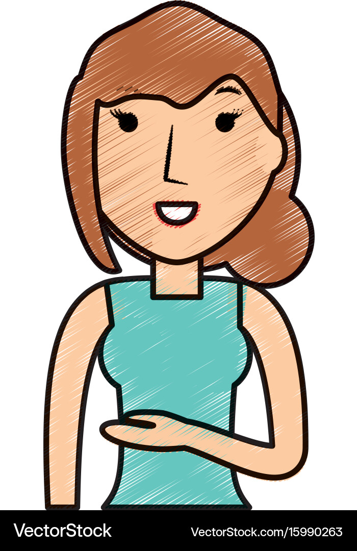 Young woman cartoon Royalty Free Vector Image - VectorStock