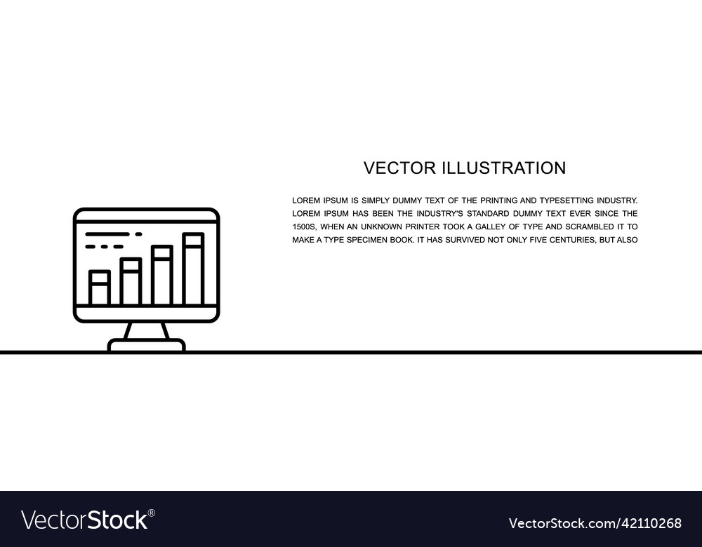 Infographic programming coding website Royalty Free Vector
