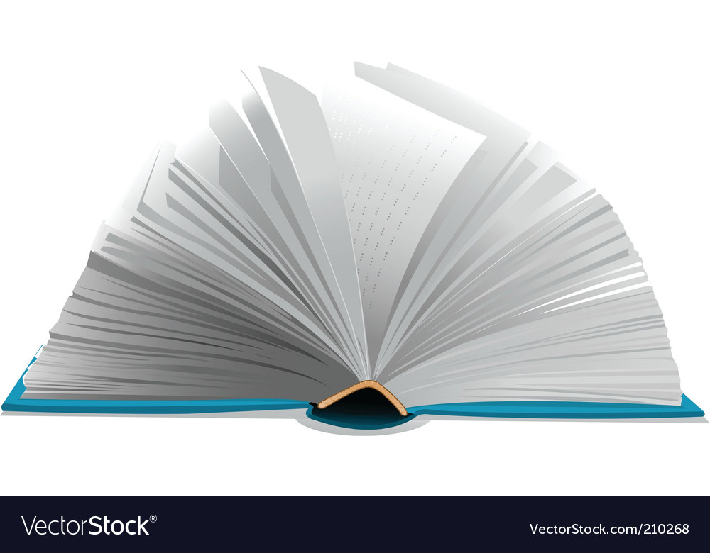 Open book Royalty Free Vector Image - VectorStock