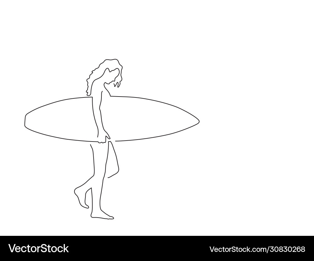 Outdoor sport line drawing Royalty Free Vector Image