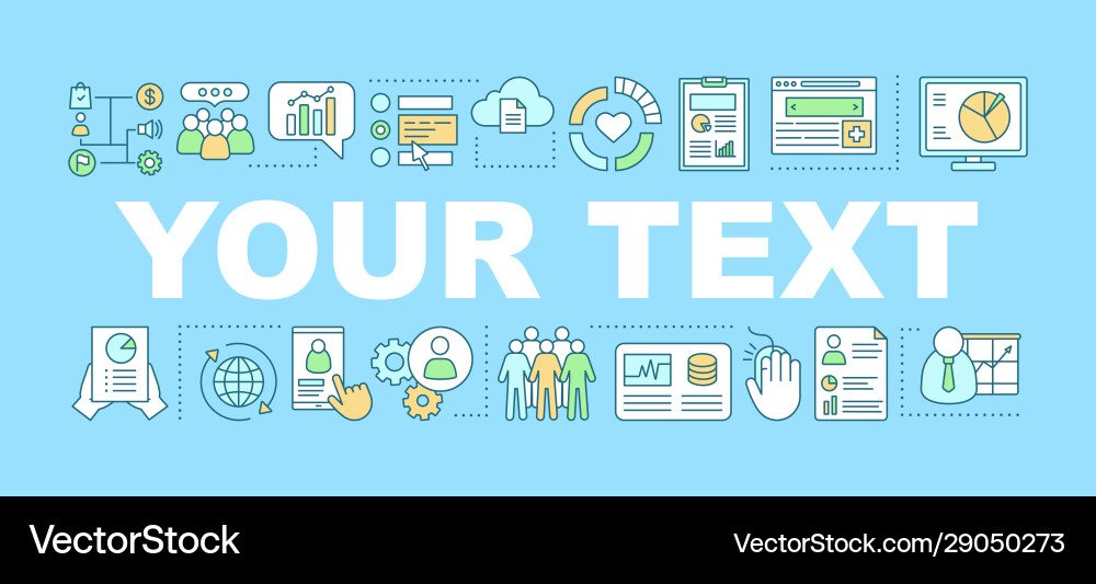 Corporate policy word concepts banner Royalty Free Vector
