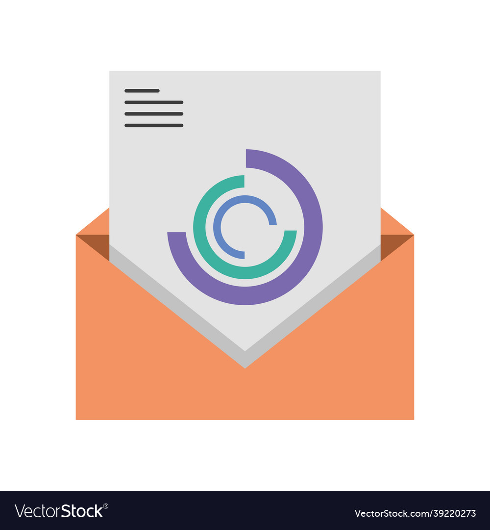Email data report Royalty Free Vector Image - VectorStock