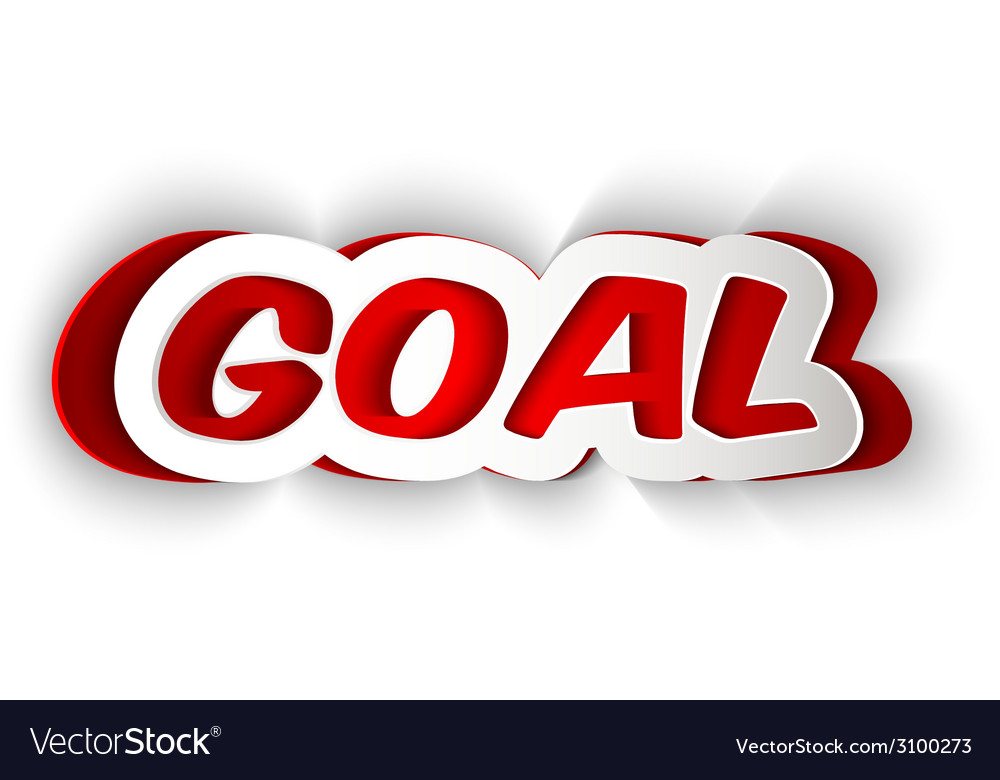 Paper Word GOAL Royalty Free Vector Image VectorStock paper-word-goal-royalty-free-vector-image-vectorstock