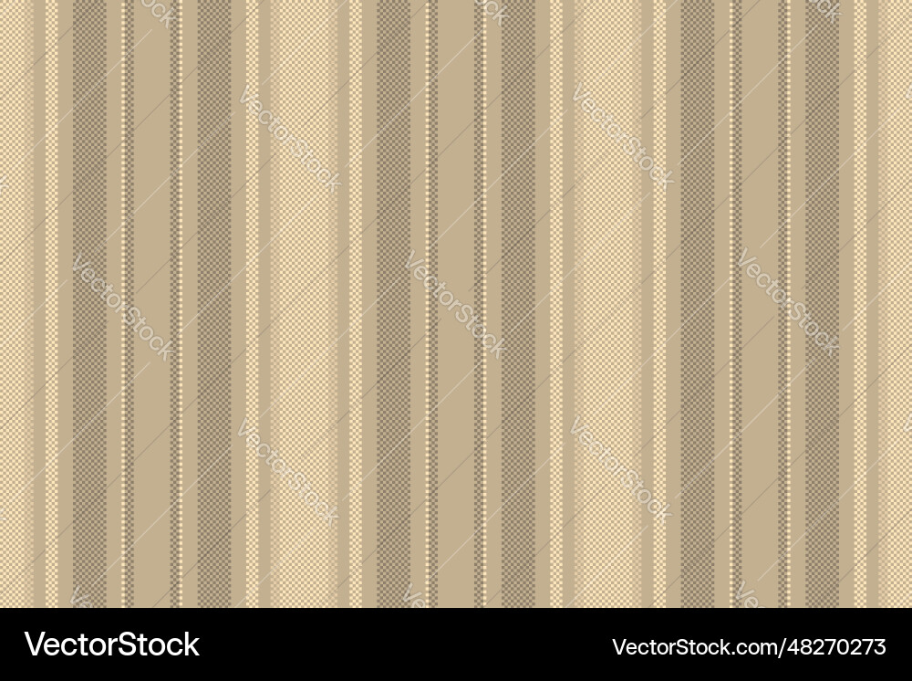 Seamless fabric background of stripe texture Vector Image