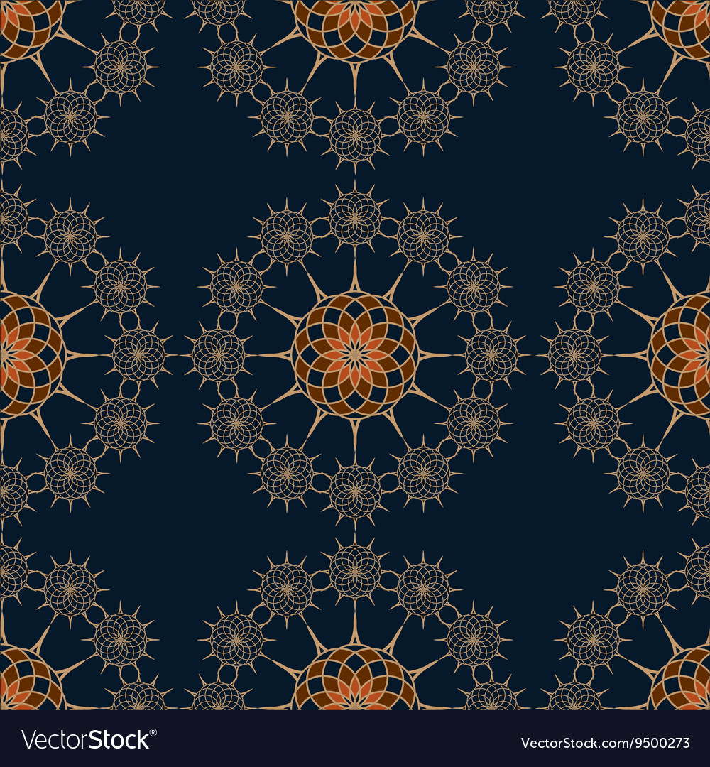 Seamless pattern on a red background Royalty Free Vector