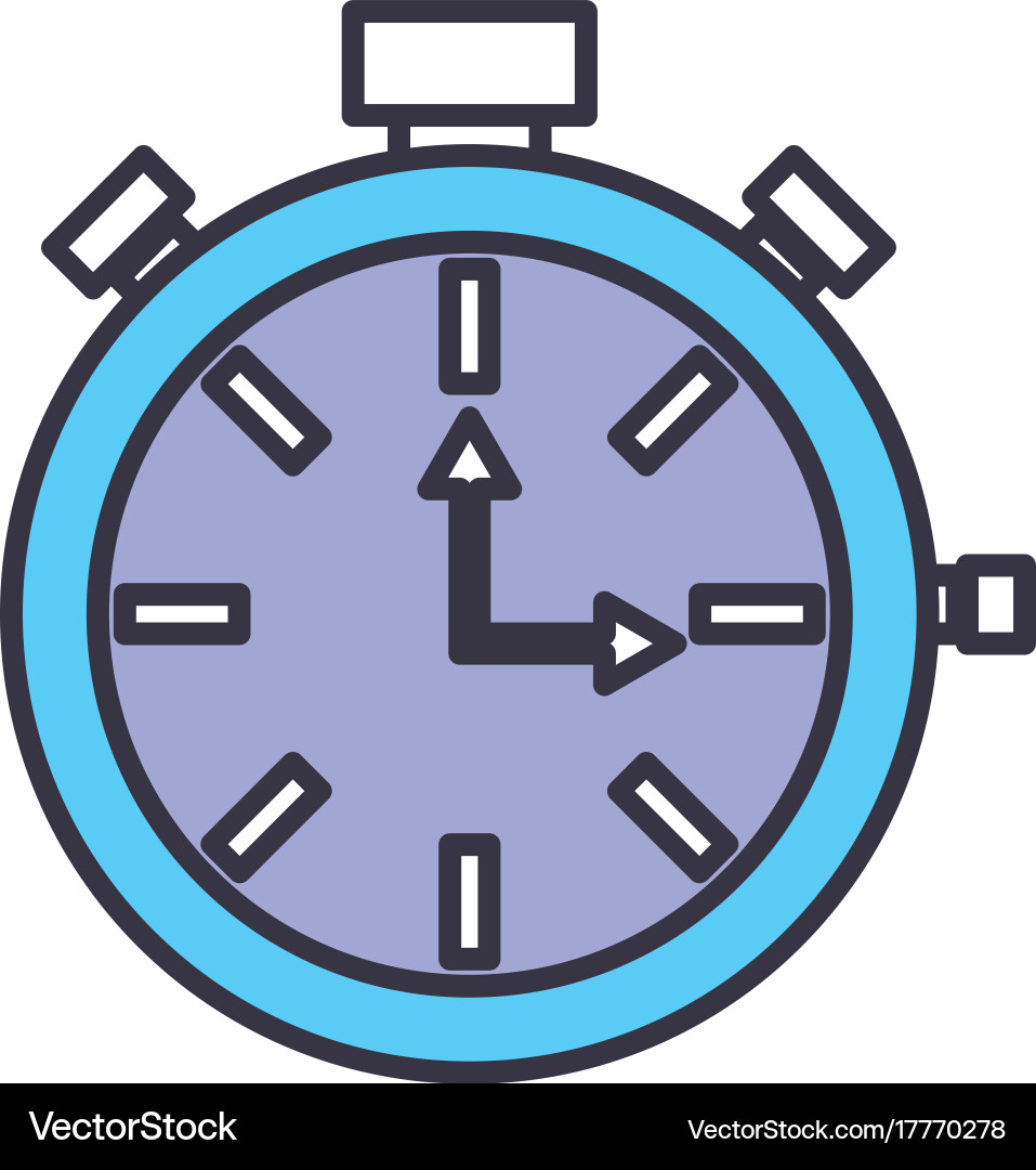 Chronometer icon image Royalty Free Vector Image