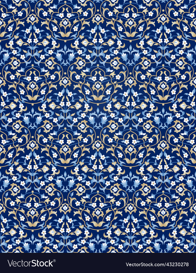 Seamless pattern element in eastern style Vector Image