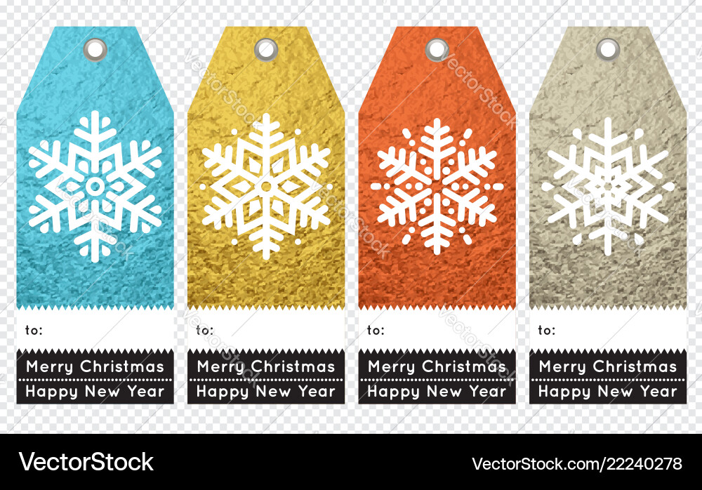 Set golden color glittering labels Royalty Free Vector Image