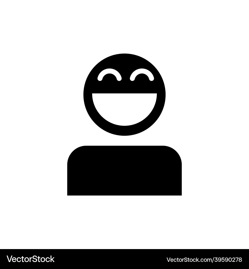 Smile icon happy face icon Royalty Free Vector Image