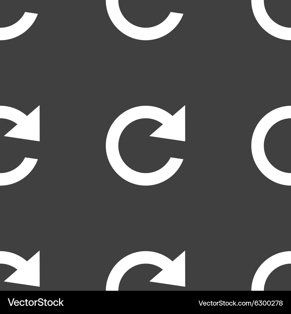 Update sign icon full rotation arrow symbol Vector Image
