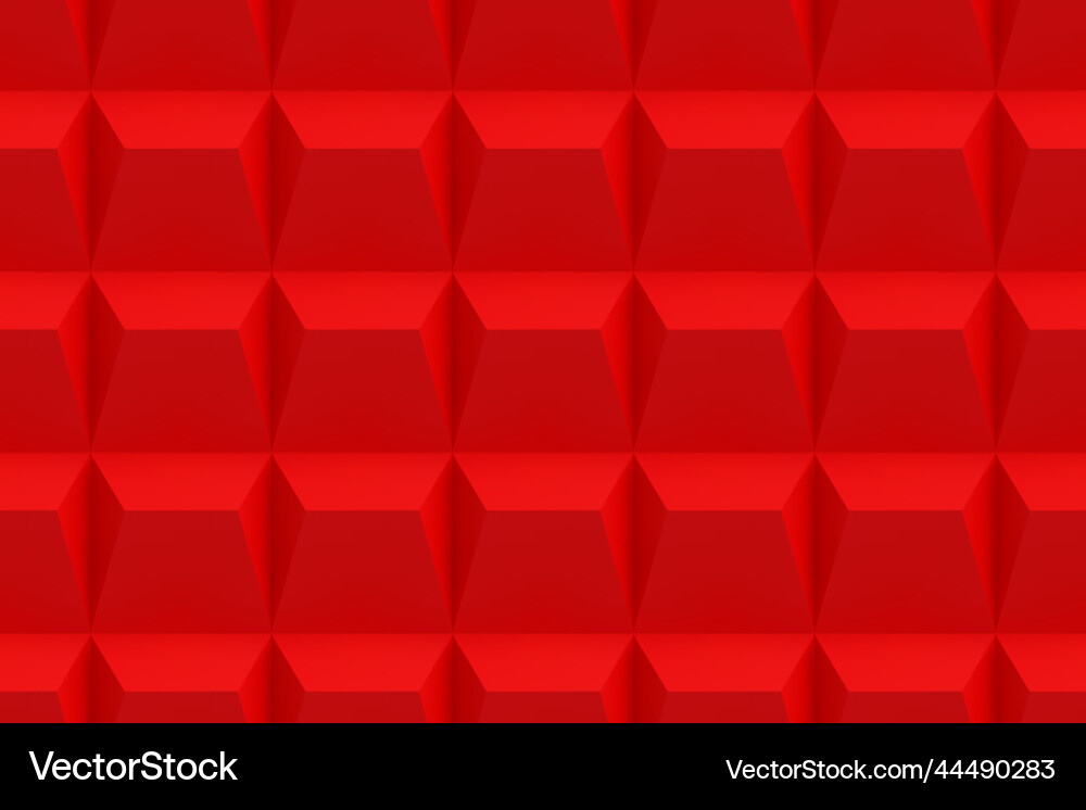 Red acoustic sound proof soft foam seamless Vector Image