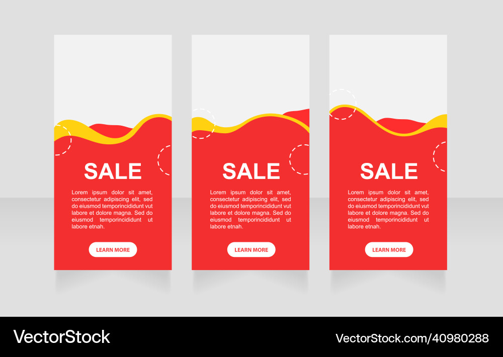 Book store sale web banner design template Vector Image